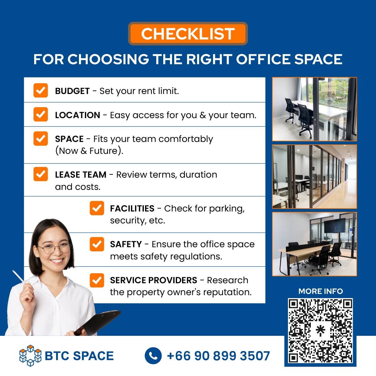 7-Point Checklist for Your Perfect Office Space – BTC SPACE
